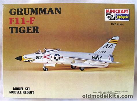 Hasegawa 1/72 Grumman F11-F Tiger - Navy or Blue Angels - (F11F / F11F1 ...