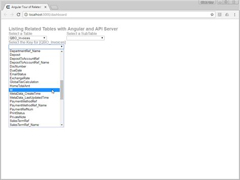 Displaying Data From Related Tables Using Angular With The API Server Java Code Geeks