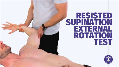 Resisted Supination External Rotation Test Slap Lesion Youtube
