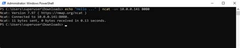 simple udp messaging in powershell or ncat build your own listener and