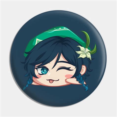 Chibi Venti Genshin Fanart Genshin Impact Pin Teepublic