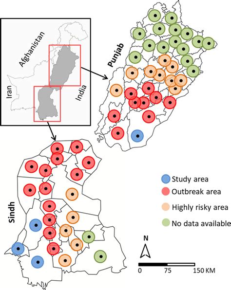 Geographical Location Of Lsd Outbreaks In Sindh And Punjab Provinces