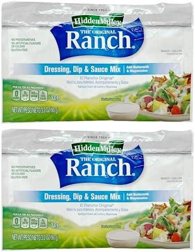 Crait Hidden Valley Ranch Dressing Mix Original Ranch Dry