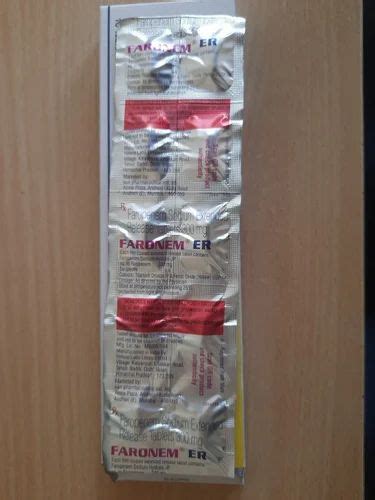 Faronem Er Tablet At ₹ 1320 Box Rajkot Id 2855459122230