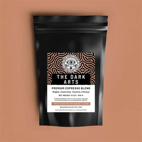 The Dark Arts Coffee Blend Guatemala Tanzania Ethiopia Mad World