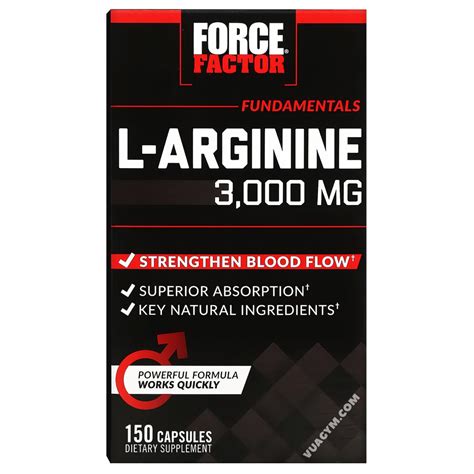 Force Factor L Arginine 3000mg 150 Viên Giá Tốt Đặc Biệt
