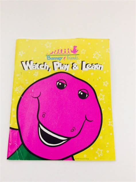 Barney And Friends Watch Play And Learn Book Barney Activity Book 1871053957
