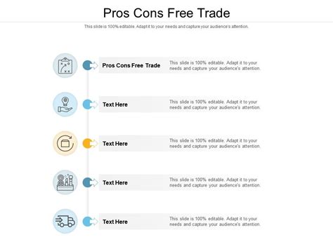 Pros Cons Free Trade Ppt Powerpoint Presentation Guide Cpb
