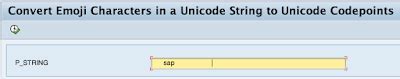 SAP ABAP Central Convert Emoji Characters In Unicode String To Equivalent Unicode Code Points