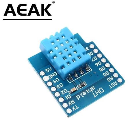 Dht11 Pro Shield For D1 Mini Dht11 Single Bus Digital Temperature And Humidity Sensor Module