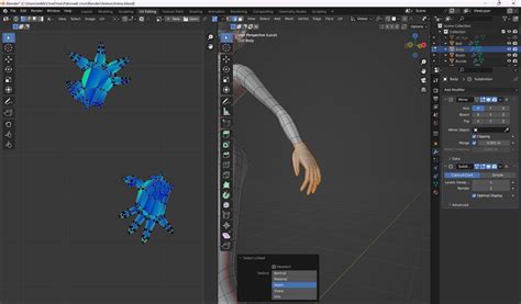 Seams dont divide hands whenselecting - Ask - GameDev.tv