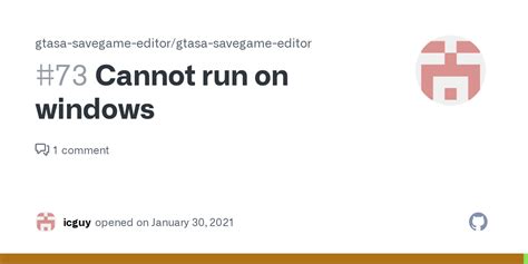Cannot Run On Windows · Issue 73 · Gtasa Savegame Editorgtasa