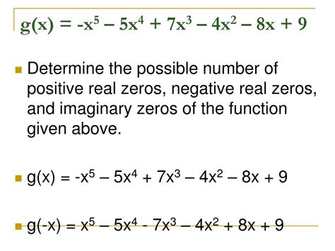Ppt Rational Root Theorem Powerpoint Presentation Free Download Id 6020196