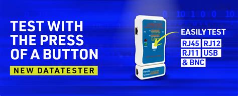 Test Network Cabling And Patch Cords Fast With The New Datatester By Cabac