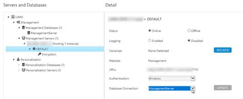 Migrating Uwm Management Center Databases Using The Server Configuration Portal