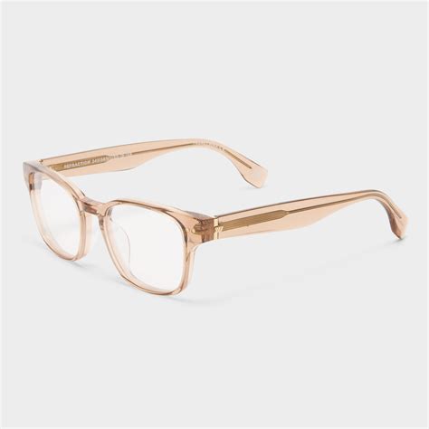 Refraction Walnut Uni Sex Square Optical Frames Le Specs