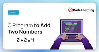 C Program To Add Two Numbers