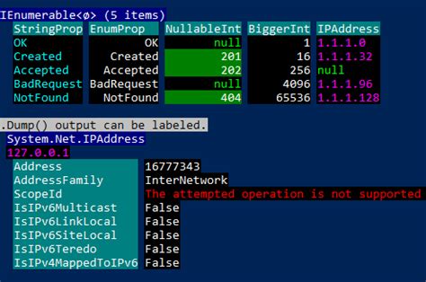 Github Cameronism Consoledump Pretty Print Objects To The Console Similar To Linqpad S Dump