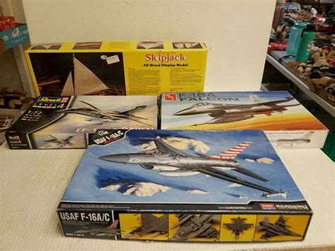 Skipjack And Fighter Jet Model Kits Trice Auctions