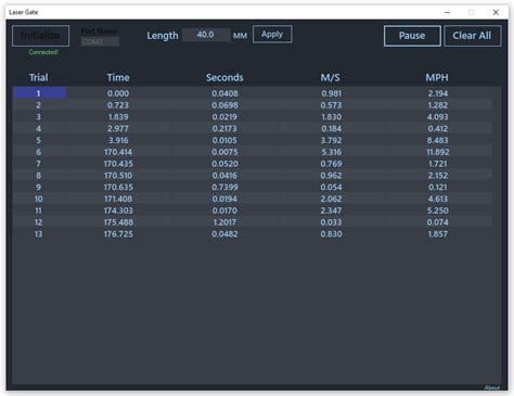 Github Johnathanmitri Laser Speed Detector Arduino Windows Forms Net App To Measure Speed