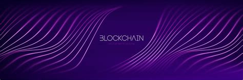 data cube blockchain technology background vector image