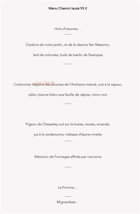 Palégrié Chez Lhenri à Autrans Méaudre En Vercors Menu Et Photos