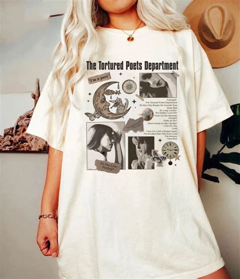 Ttpd Albums Tracklist Shirt The Tortured Poets Department Moon Shirt
