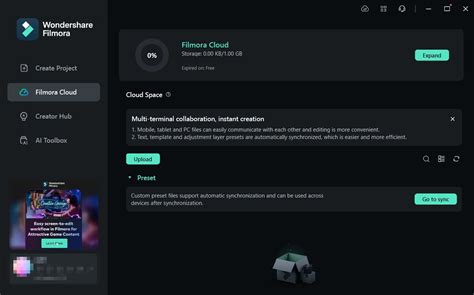 Finestra Di Avvio Di Filmora