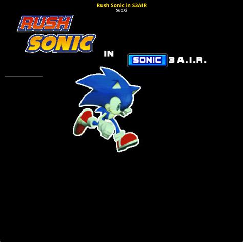 Rush Sonic In S3air [sonic 3 A I R ] [mods]
