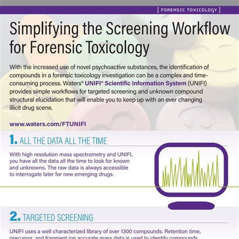 Simplifying The Screening Workflow For Forensic Toxicology Infographic Pdf