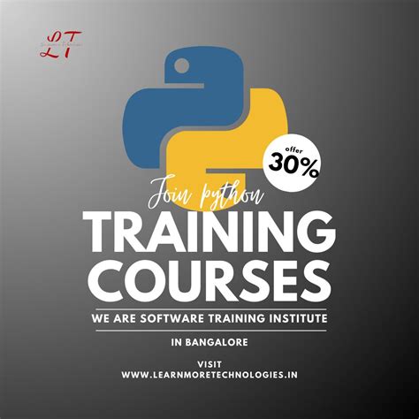 🔍 Python Training At Learn More Technologies Upgrade Your Skills With