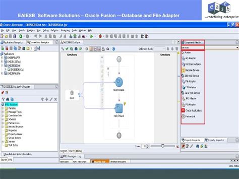 Eaiesb Oracle Fusion Soa Tutorial Database To File Adapter Demo