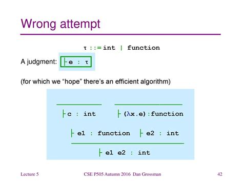 Csep505 Programming Languages Lecture 5 Continuations Types Ppt
