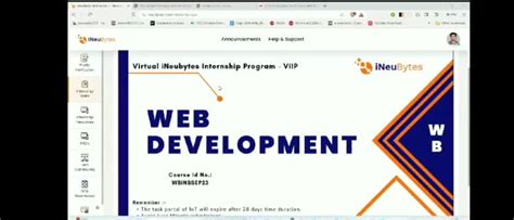 Prashant Kumar Singh On Linkedin Webdevelopment Ineubytes Ineubytesinternship Ineubytesviip