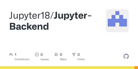 GitHub Jupyter Jupyter Backend