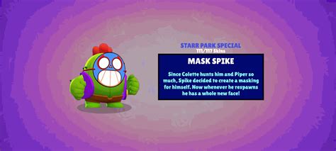 Idea │ Unlock Screen For Mask Spike Rbrawlstars