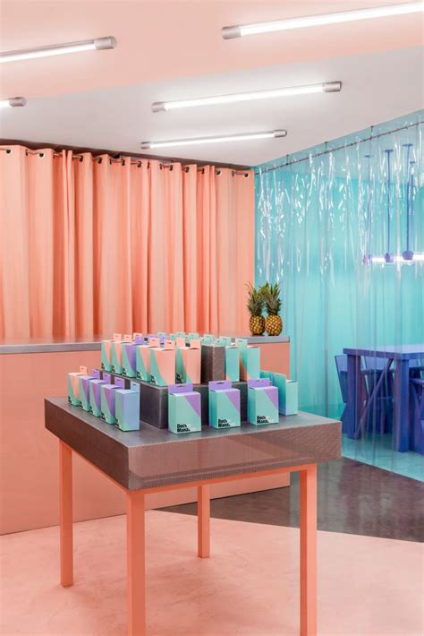 Masquespacio Creates Clashing Interior For A Phone Repair Shop In Valencia