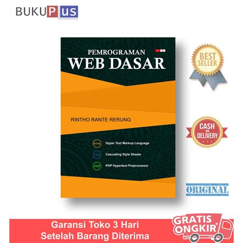 Jual Buku Pemrograman Web Dasar Shopee Indonesia