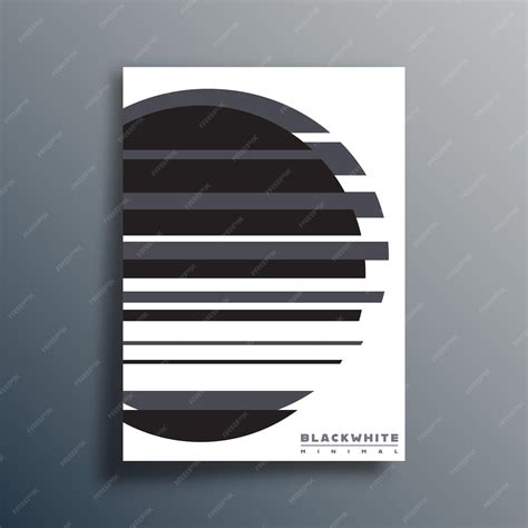 Premium Vector Black And White Minimal Design For Flyer Poster