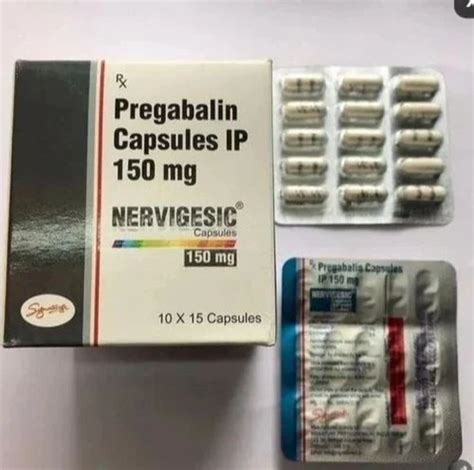 Pregabalin 150 Mg Capsule At Rs 300 Stripe Nervigesic In Shimoga Id