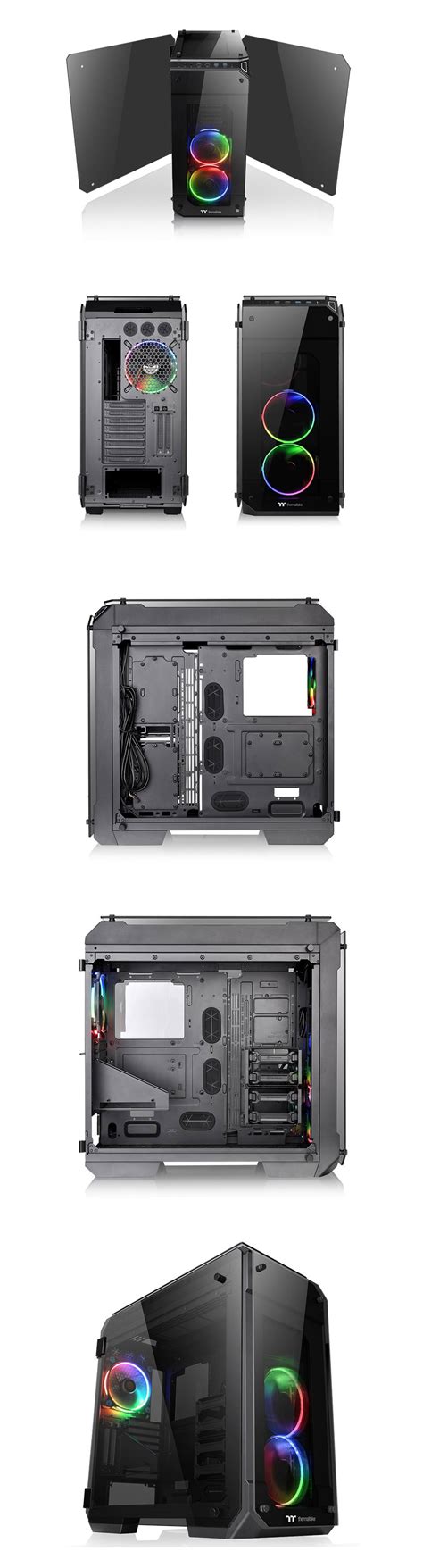 Buy Thermaltake View 71 Tempered Glass RGB Edition Full Tower [CA-1I7 ...