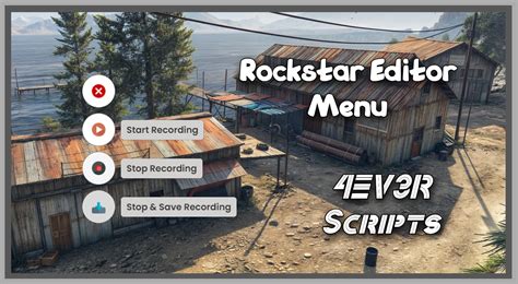 Free Standalone Rockstar Editor Menu Fivem Releases Cfxre