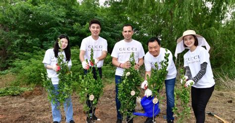 포토 구찌 코리아 사랑의 나무 심기 봉사활동