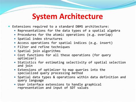 Ppt Introduction To Spatial Databases Systems Powerpoint Presentation
