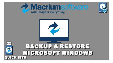 How To Backup And Restore Microsoft Windows Using Macrium Reflect Youtube