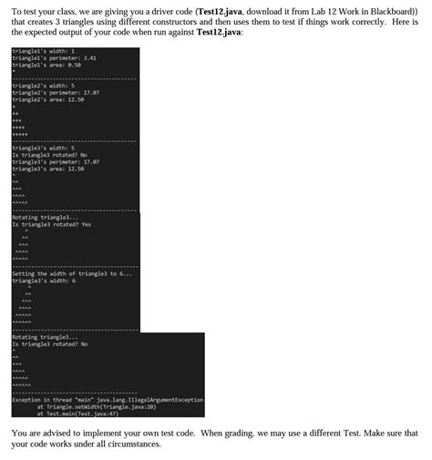 Solved Rules • You Are Asked To Implement Trianglejava As