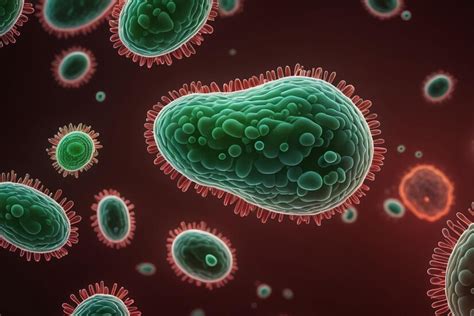 Microscopic Visualization Bacteria In Focus Suitable For Scientific And Educational