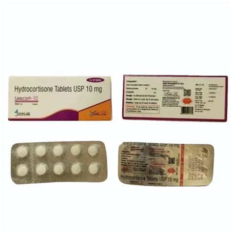 Hydrocortisone 10 Mg Tablets Leecort At Rs 50stripe Hisone In Nagpur