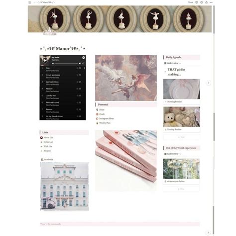 Coquette Notion Made By Me♡ Notions Coquette Digital Sticker