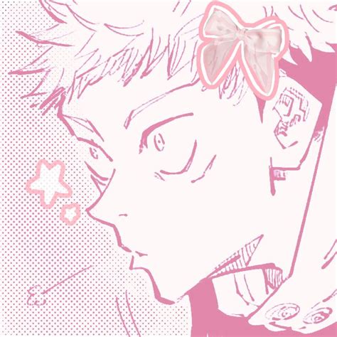 Yuuji Itadori Jjk Pfp Yuji Coquette Pfp Icon Yuji Itadori Yuji Pink